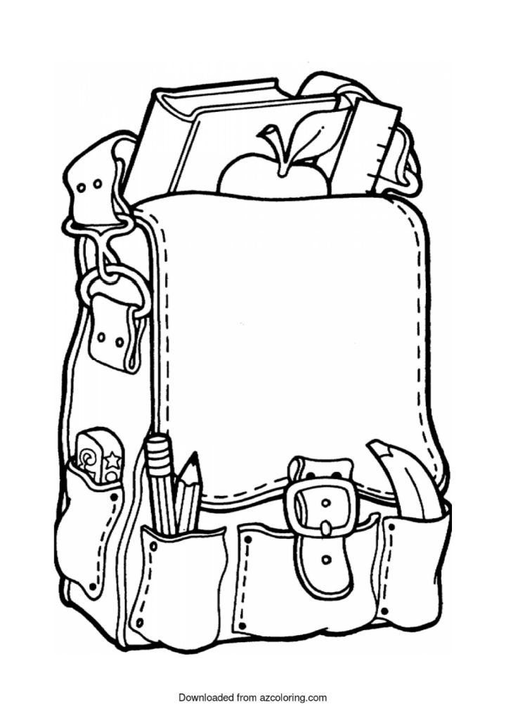 25 Free Back to School Coloring Pages for Kids and Adults