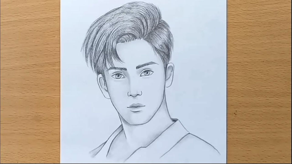25 Easy Male Face Drawing Ideas - How to Draw