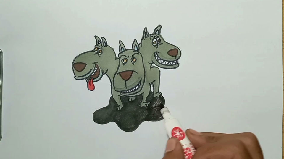 20 Easy Cerberus Drawing Ideas - How To Draw Cerberus