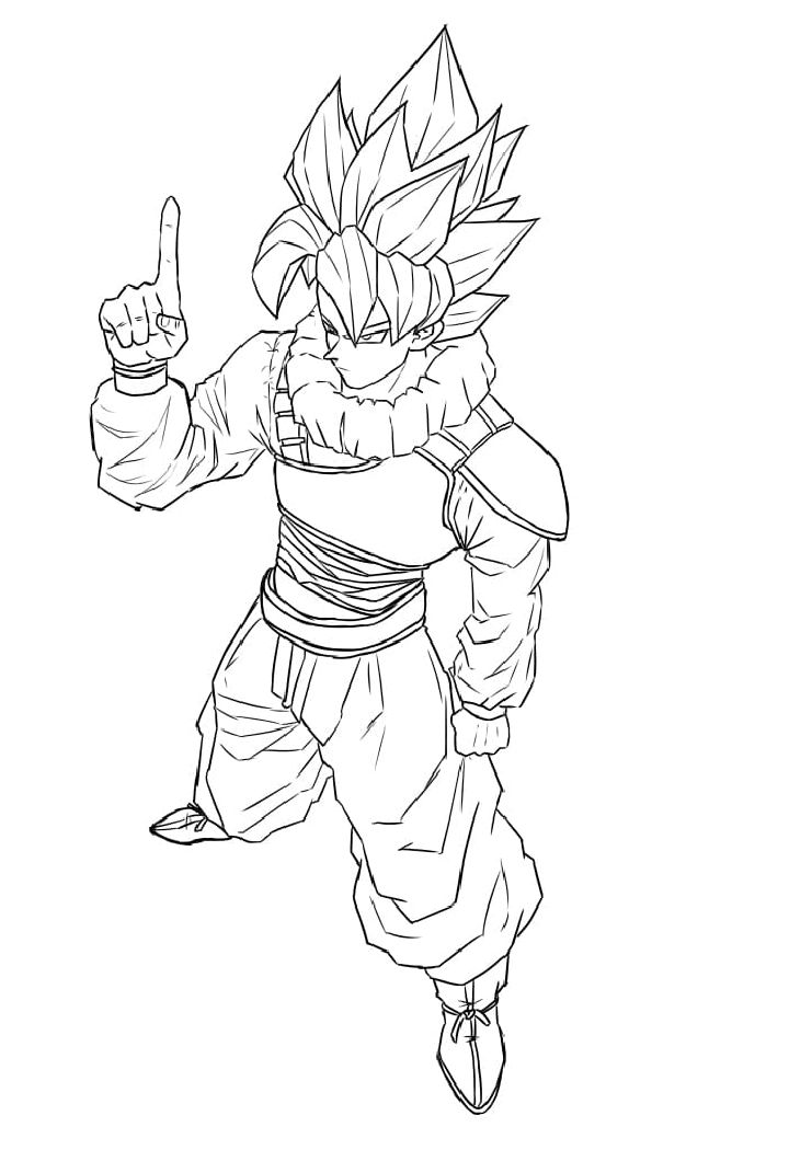 25 Free Goku Coloring Pages for Kids and Adults