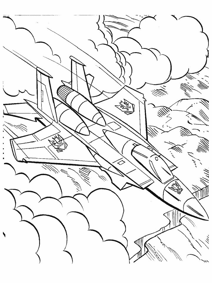 25 Free Airplane Coloring Pages for Kids and Adults
