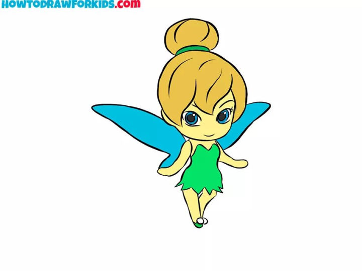 25 Easy Tinkerbell Drawing Ideas - How to Draw Tinkerbell