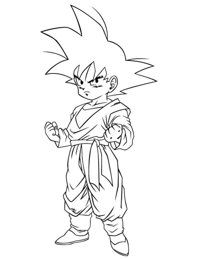 25 Free Dragon Ball Z Coloring Pages for Kids and Adults