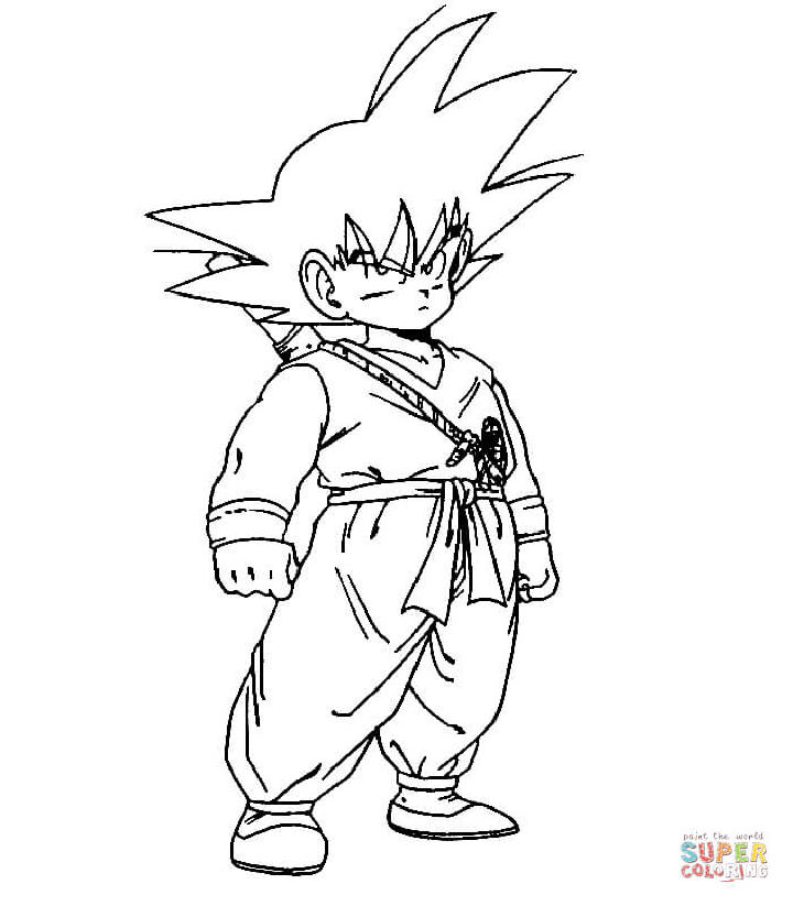 25 Free Dragon Ball Z Coloring Pages for Kids and Adults