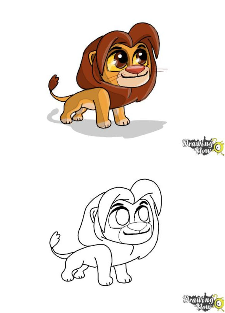 25 Easy Simba Drawing Ideas - How to Draw Simba