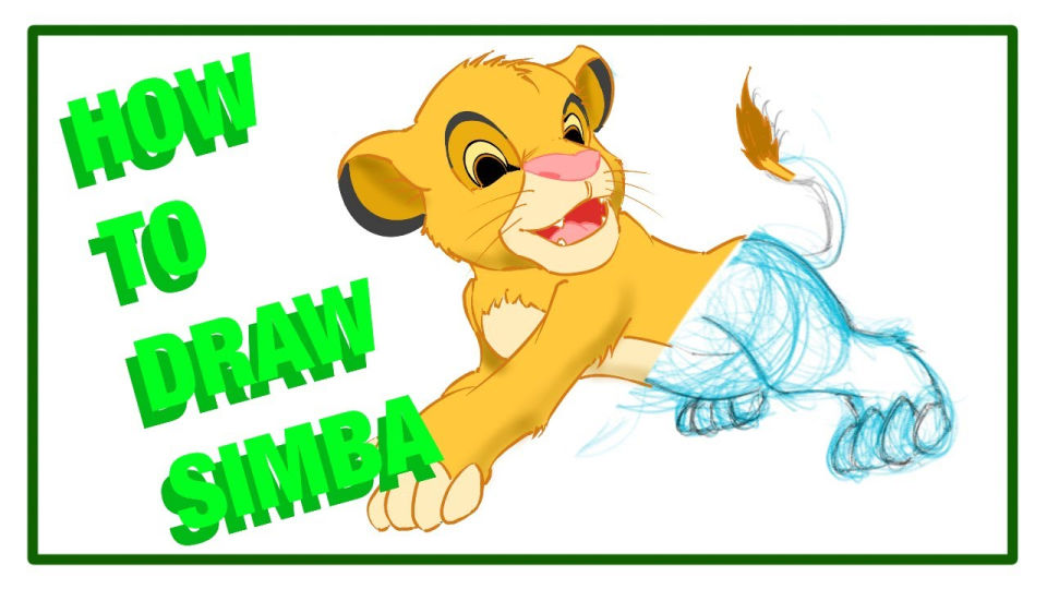 25 Easy Simba Drawing Ideas - How to Draw Simba