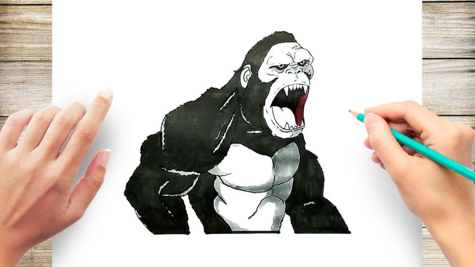 25 Easy King Kong Drawing Ideas - How to Draw