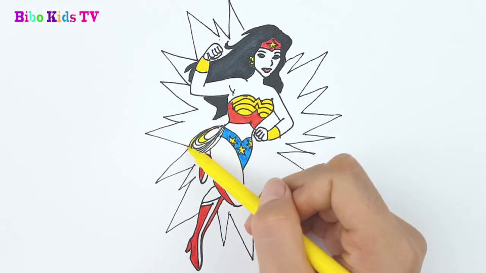 25 Easy Wonder Woman Drawing Ideas - How to Draw