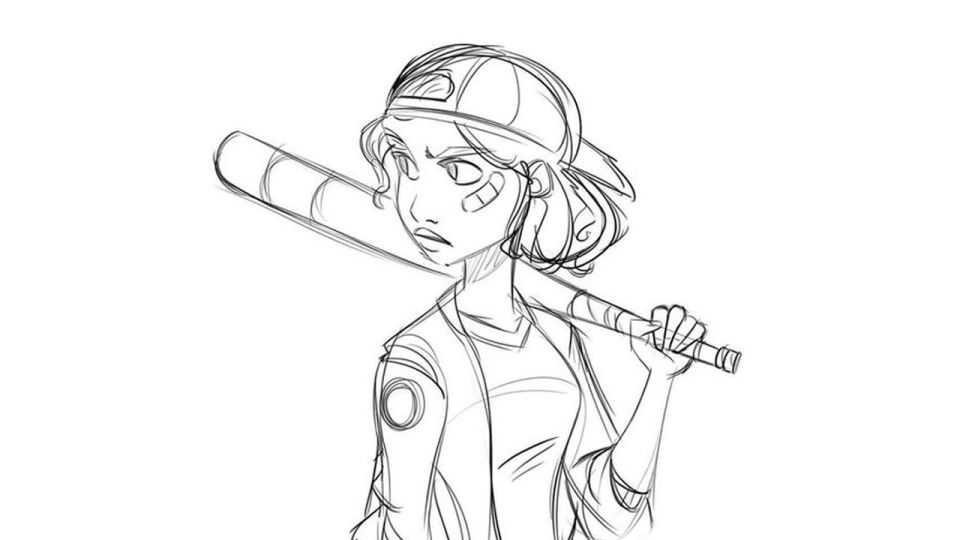 25 Easy Baseball Bat Drawing Ideas - How to Draw