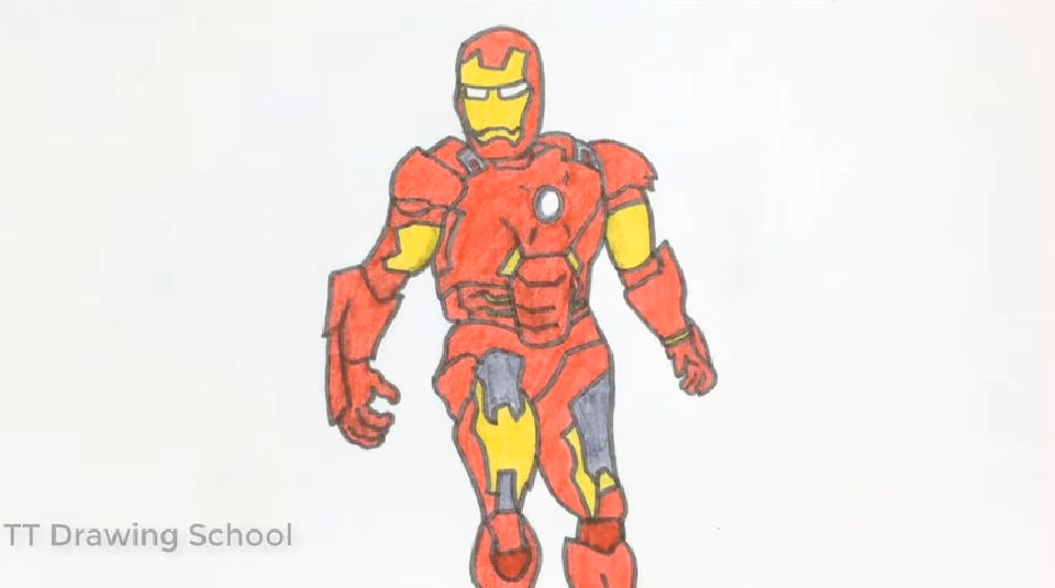 25 Easy Iron Man Drawing Ideas - How to Draw Iron Man