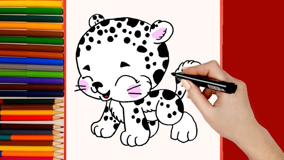 25 Easy Snow Leopard Drawing Ideas - How to Draw