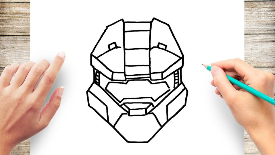20 Master Chief Drawing Ideas - Draw Master Chief Halo