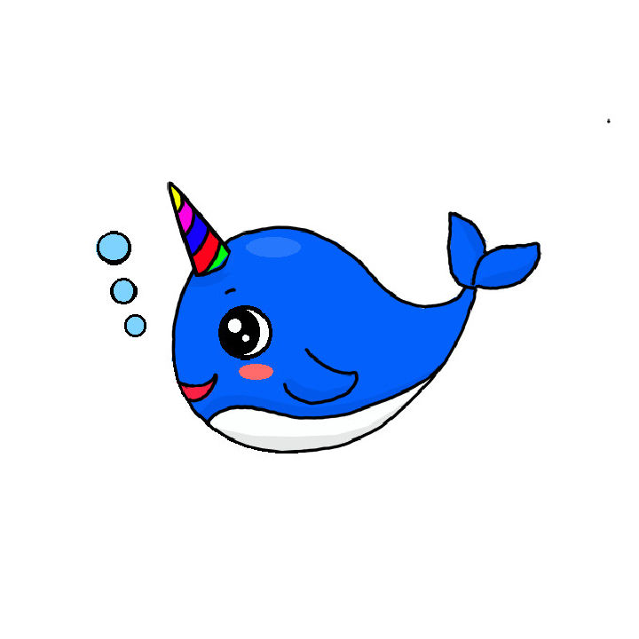 25 Easy Narwhal Drawing Ideas - How to Draw a Narwhal