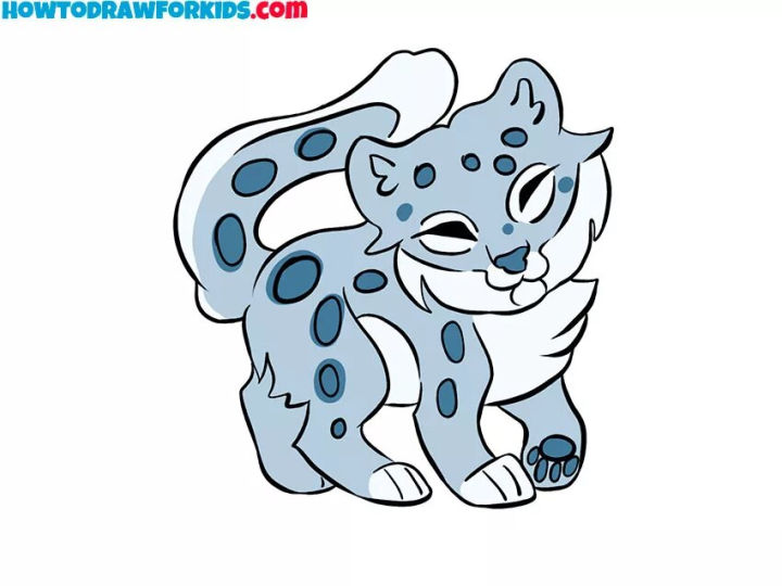 25 Easy Snow Leopard Drawing Ideas - How to Draw