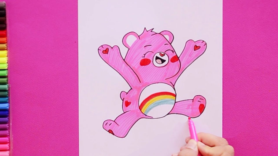 20 Easy Care Bear Drawing Ideas - Step By Step - Blitsy