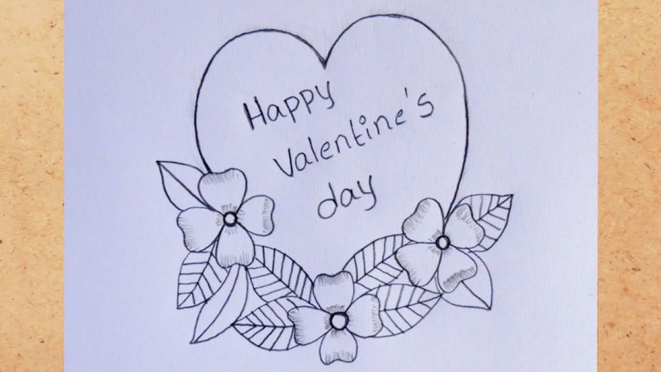 25 Easy Valentine’s Day Drawing Ideas - How to Draw