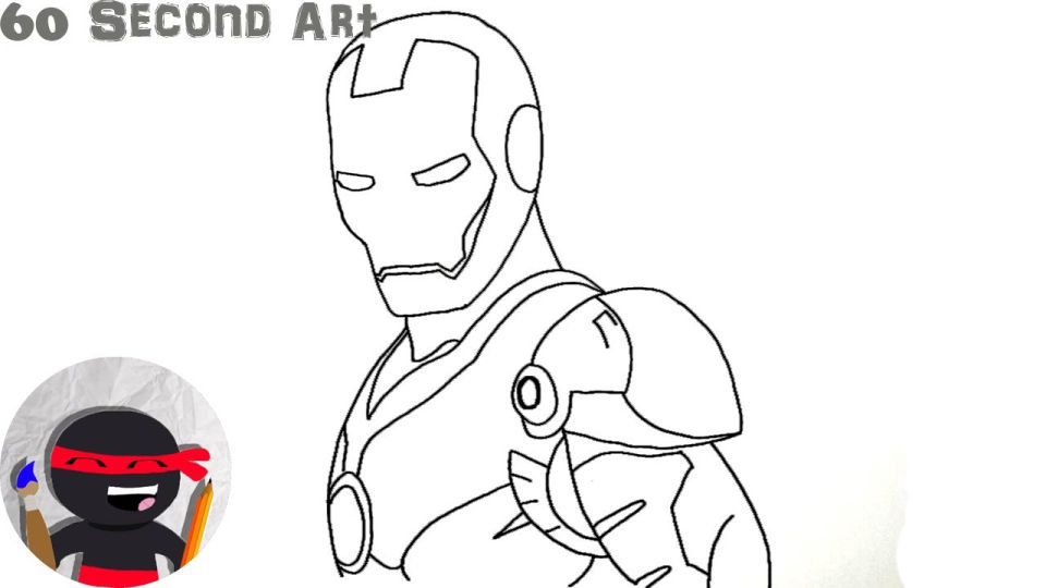 25 Easy Iron Man Drawing Ideas - How to Draw Iron Man
