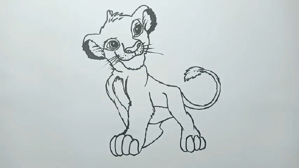 25 Easy Simba Drawing Ideas - How to Draw Simba