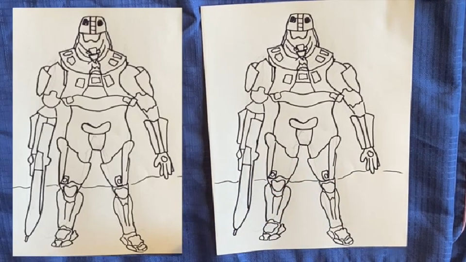 20 Master Chief Drawing Ideas - Draw Master Chief Halo