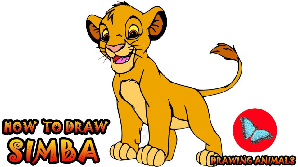 25 Easy Simba Drawing Ideas - How to Draw Simba