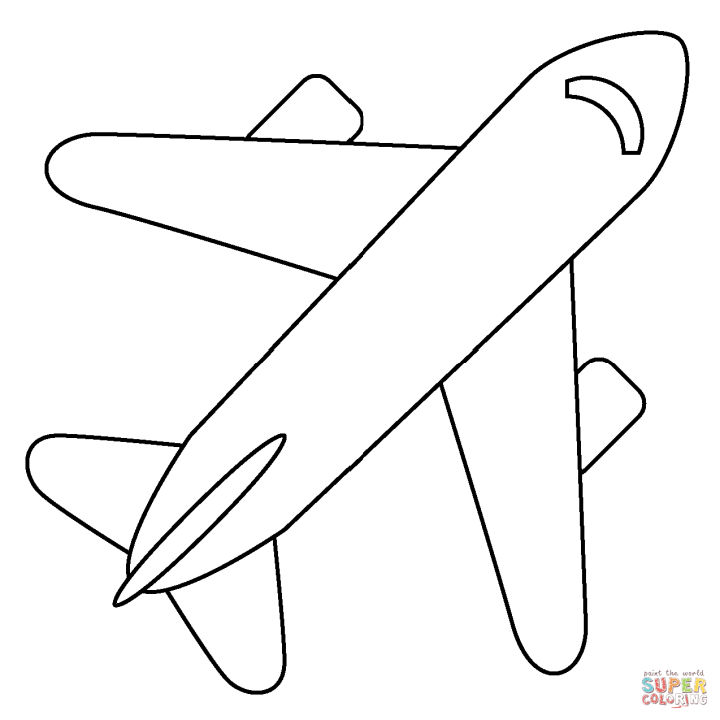25 Free Airplane Coloring Pages for Kids and Adults