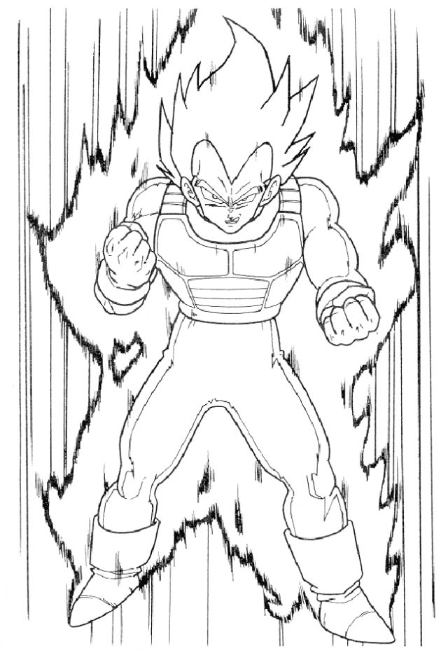 25 Free Dragon Ball Z Coloring Pages for Kids and Adults