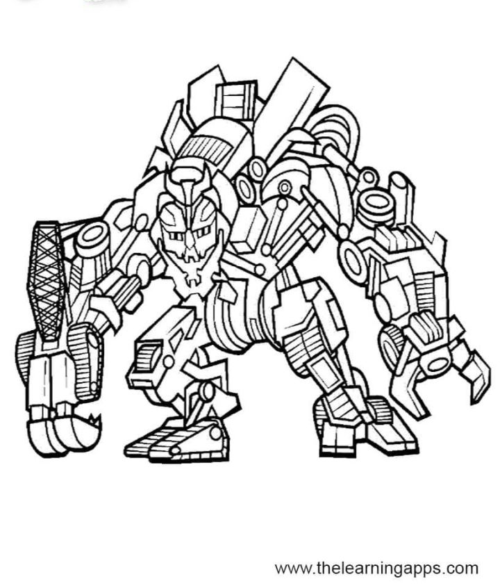 25 Free Transformers Coloring Pages for Kids and Adults
