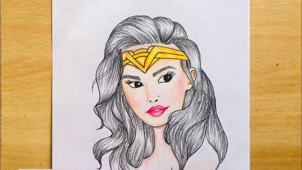 25 Easy Wonder Woman Drawing Ideas How To Draw