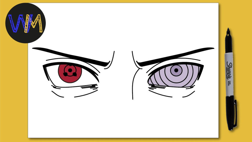 20 Easy Sharingan Drawing Ideas - How to Draw