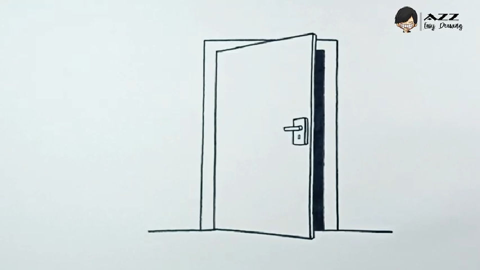 25 Easy Door Drawing Ideas - How to Draw a Door