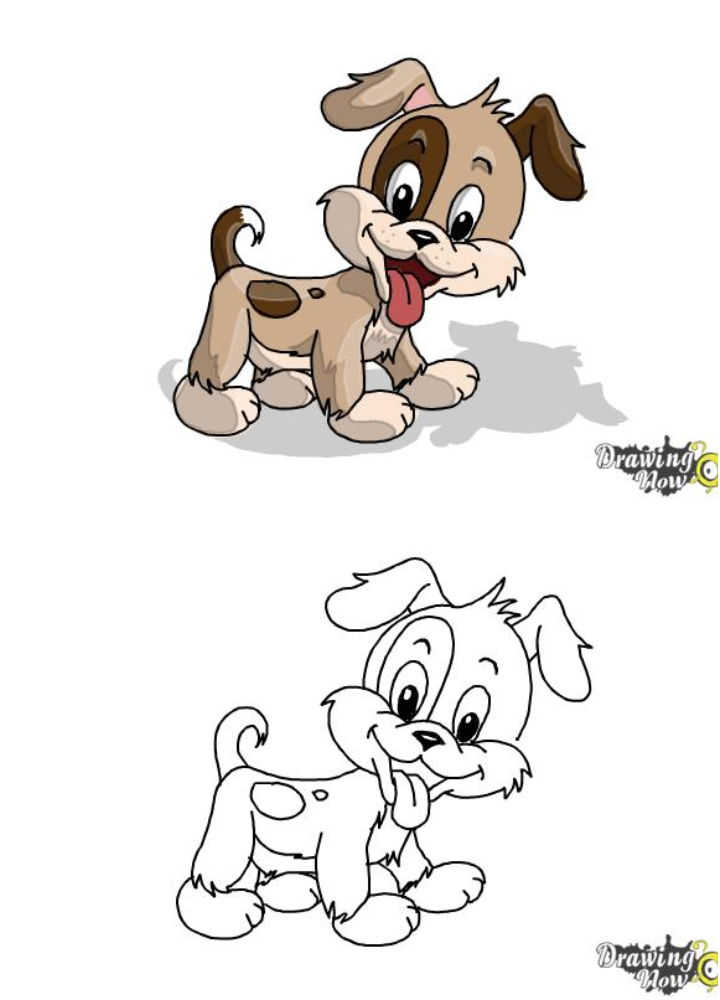 25 Easy Puppy Drawing Ideas - How to Draw a Puppy
