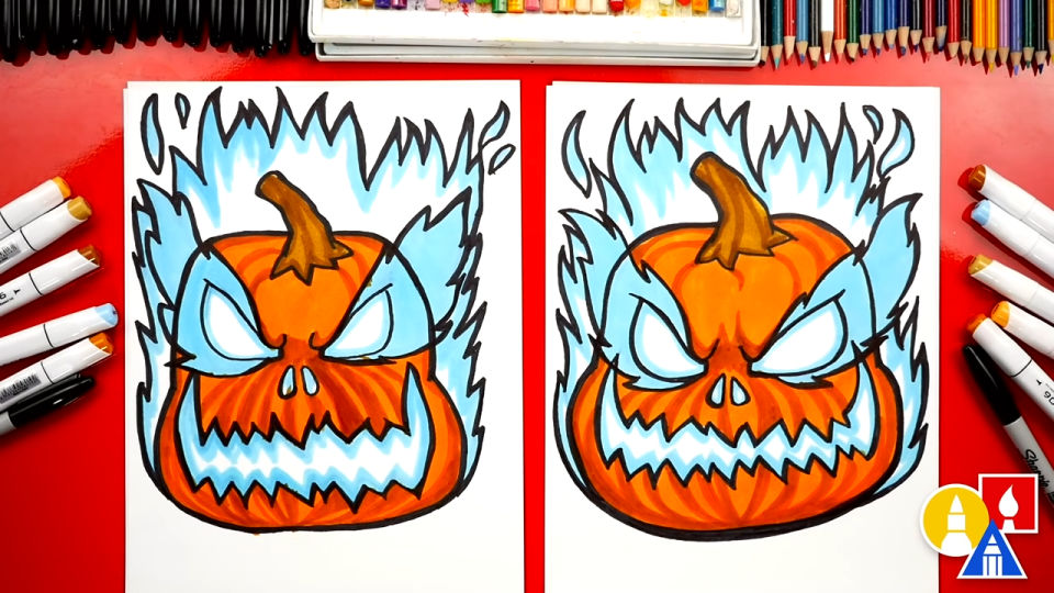 25 Easy Jack O Lantern Drawing Ideas - How to Draw