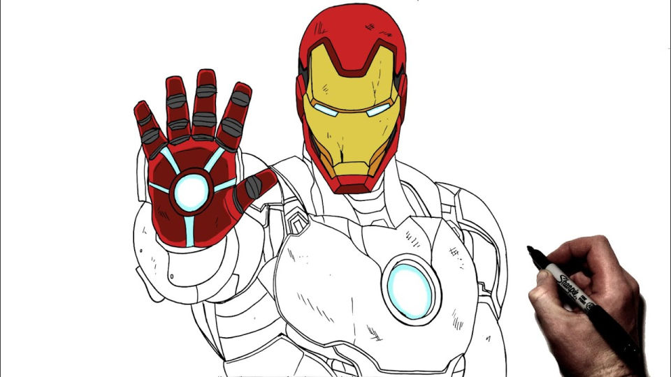25 Easy Iron Man Drawing Ideas - How to Draw Iron Man