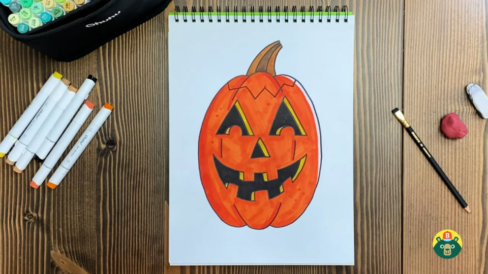 25 Easy Jack O Lantern Drawing Ideas - How to Draw