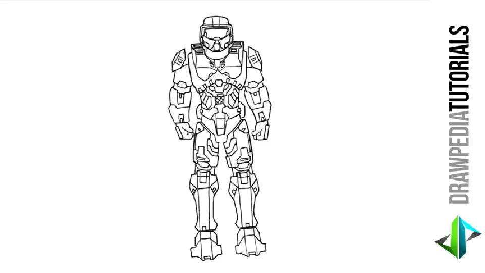 20 Master Chief Drawing Ideas - Draw Master Chief Halo