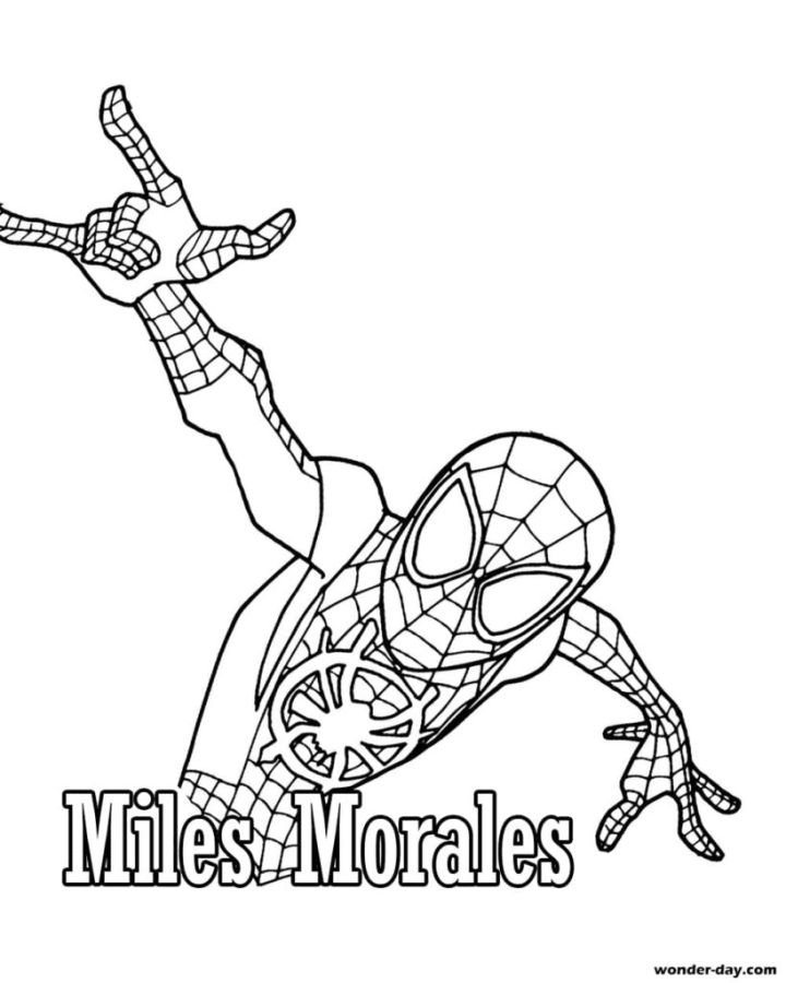 20 Free Miles Morales Coloring Pages for Kids and Adults