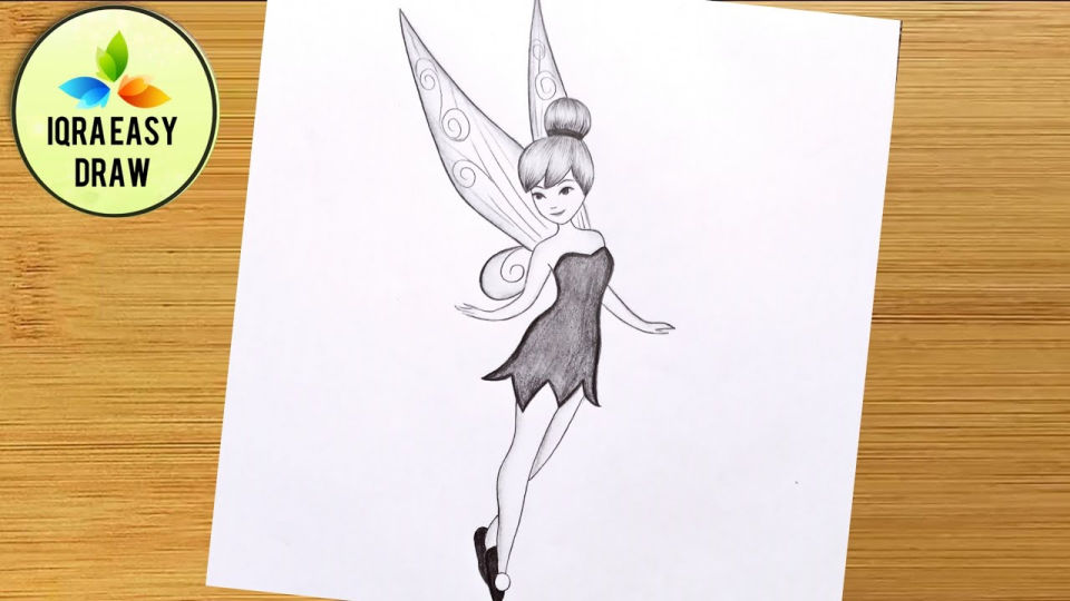 25 Easy Tinkerbell Drawing Ideas - How to Draw Tinkerbell