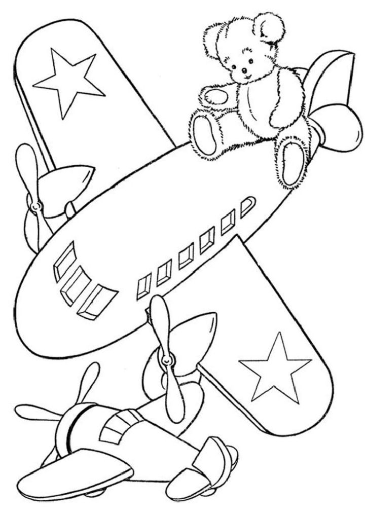 25 Free Airplane Coloring Pages for Kids and Adults