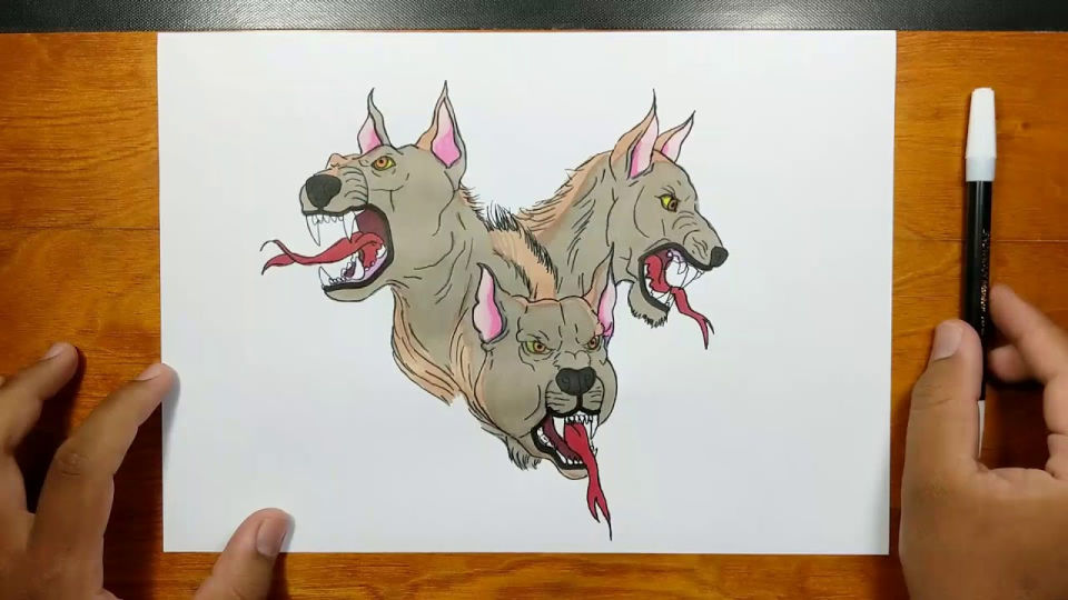 20 Easy Cerberus Drawing Ideas - How To Draw Cerberus