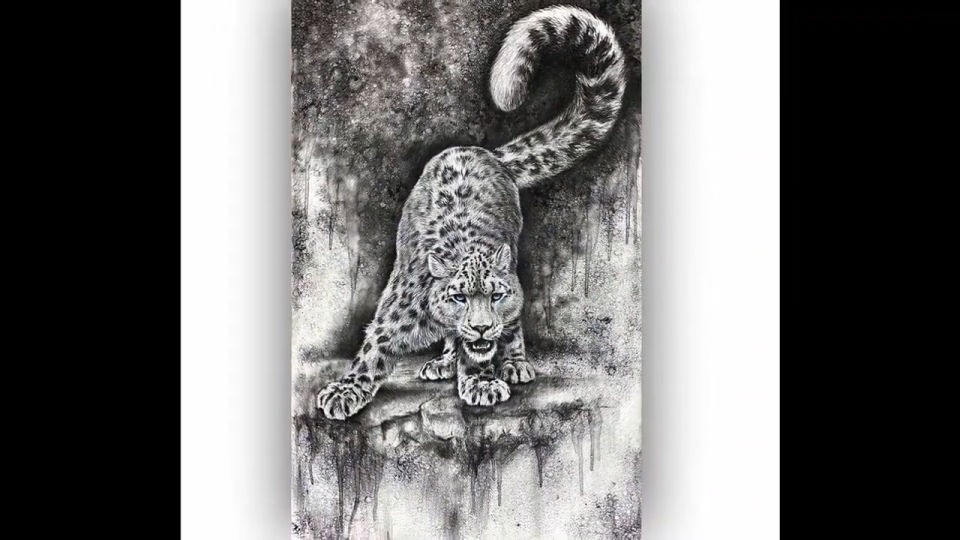 25 Easy Snow Leopard Drawing Ideas - How to Draw