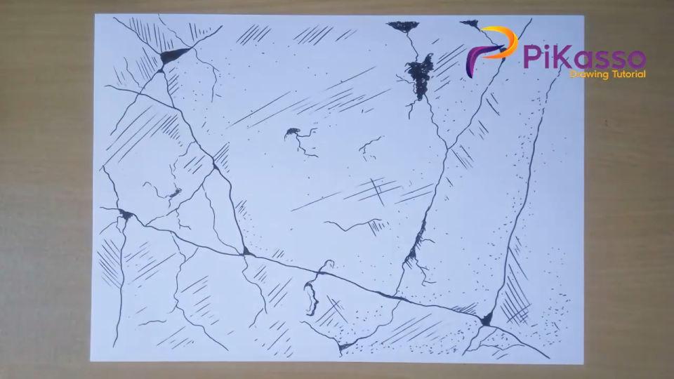 25 Easy Rocks Drawing Ideas - How to Draw Rocks