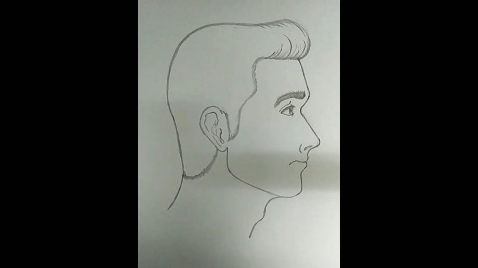 25 Easy Male Face Drawing Ideas - How to Draw