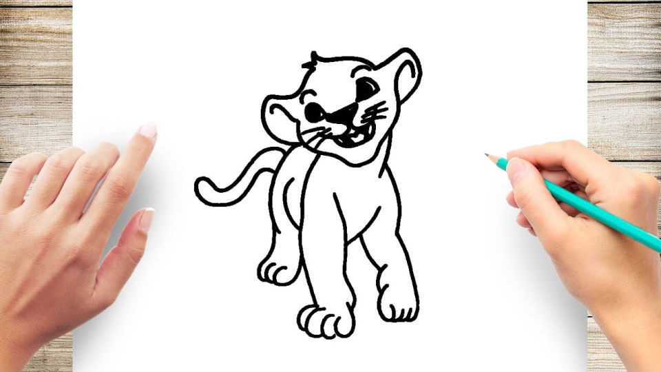25 Easy Simba Drawing Ideas - How to Draw Simba
