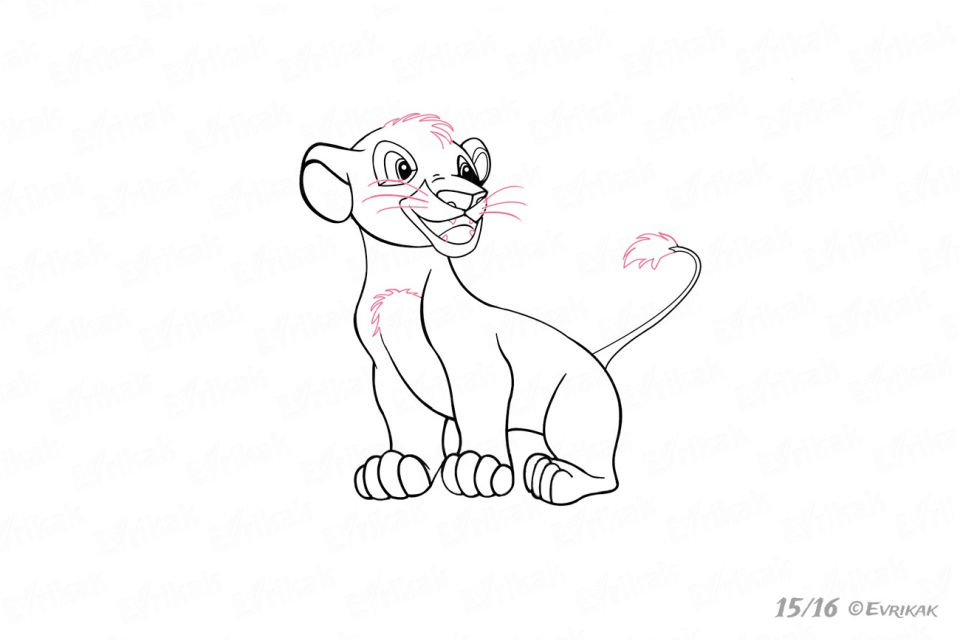 25 Easy Simba Drawing Ideas - How to Draw Simba