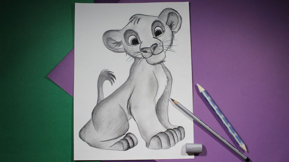 25 Easy Simba Drawing Ideas - How to Draw Simba