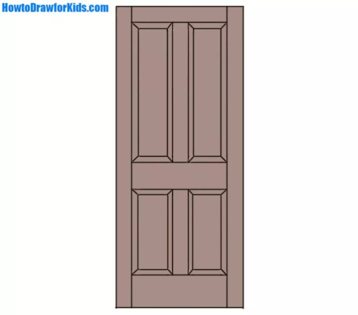 25 Easy Door Drawing Ideas - How to Draw a Door