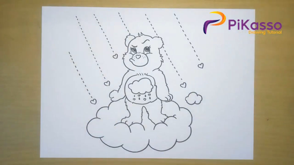 20 Easy Care Bear Drawing Ideas - Step By Step - Blitsy