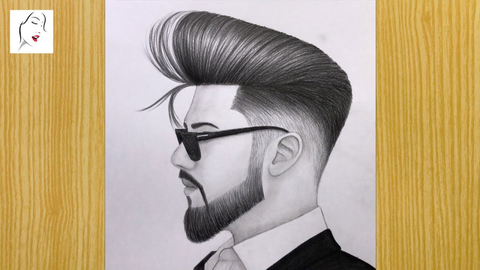 25 Easy Male Face Drawing Ideas - How to Draw