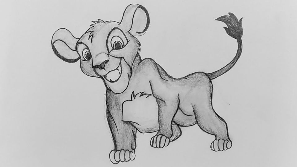 25 Easy Simba Drawing Ideas - How to Draw Simba