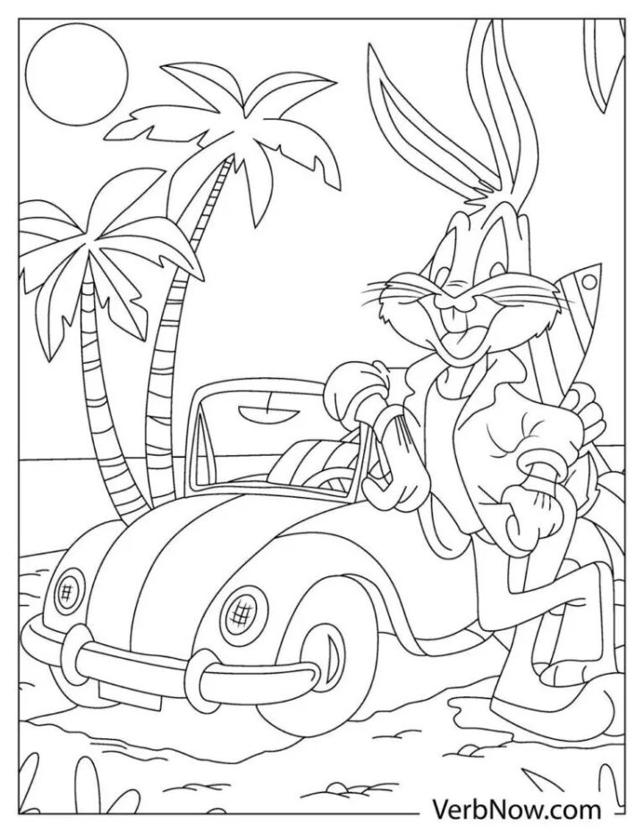 20 Free Space Jam Coloring Pages for Kids and Adults